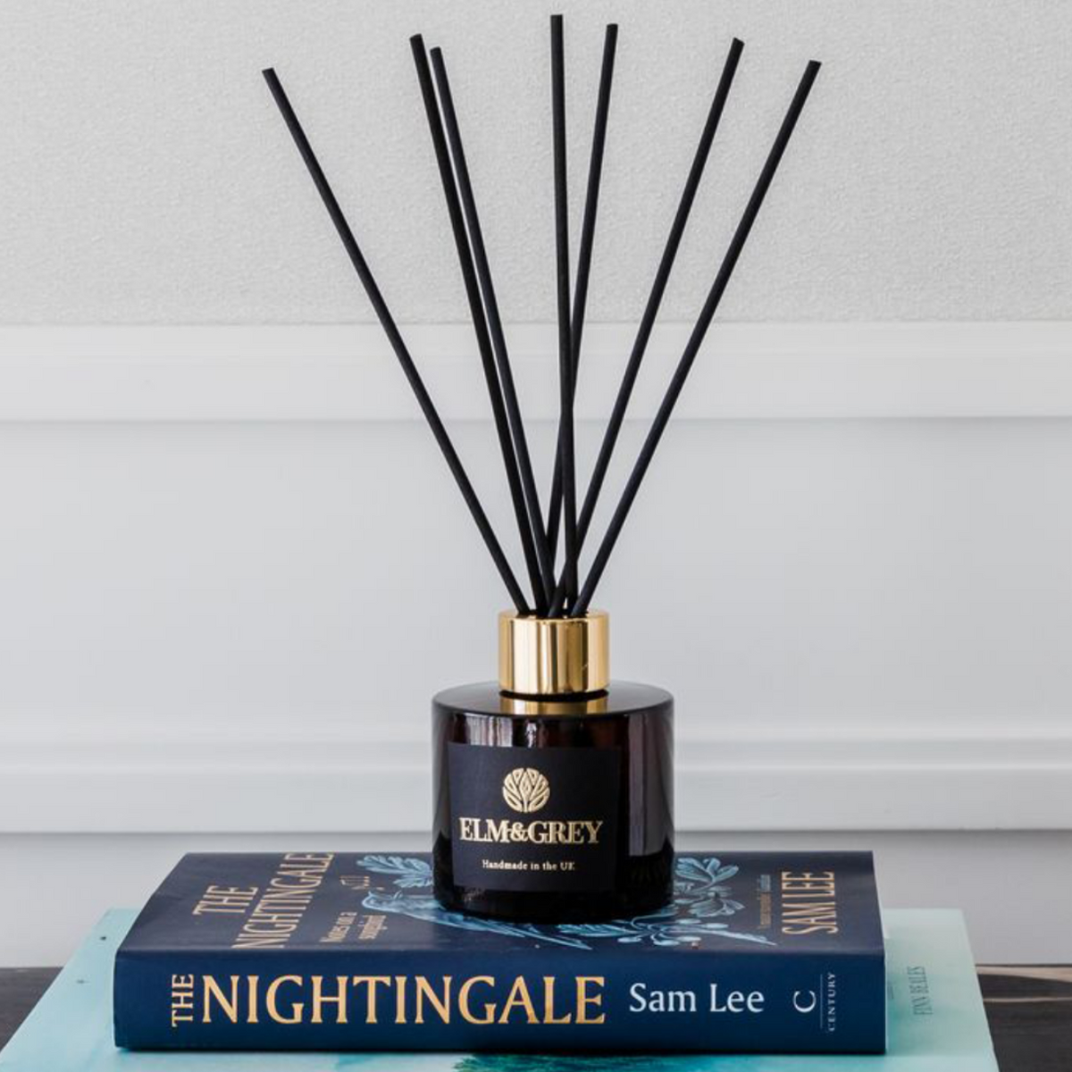Black Fibre Long Diffuser Reeds Bundle – Elm and Grey